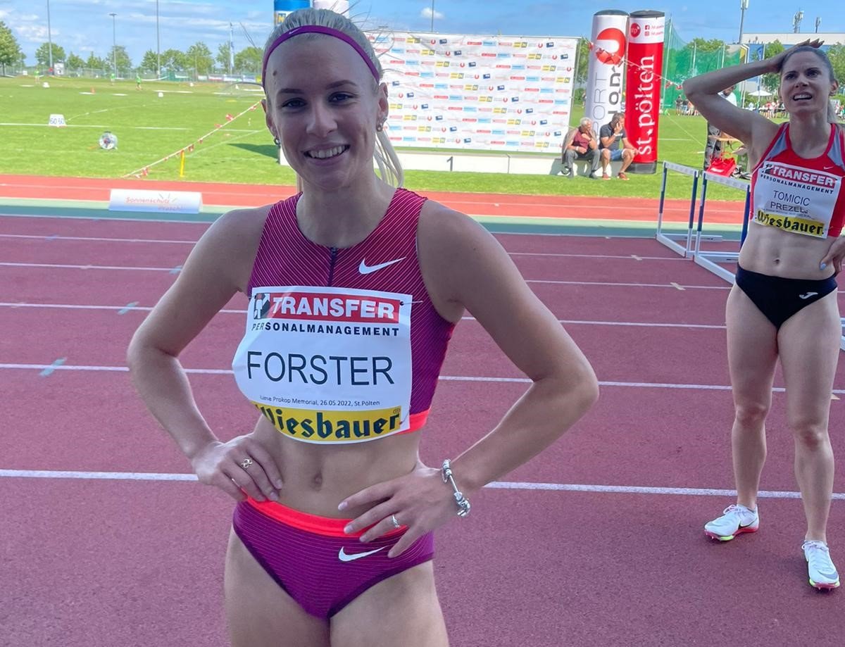 Forster zlepšila rekord SR do 23 rokov na 100 m prekážok, Baluch vyhral ...