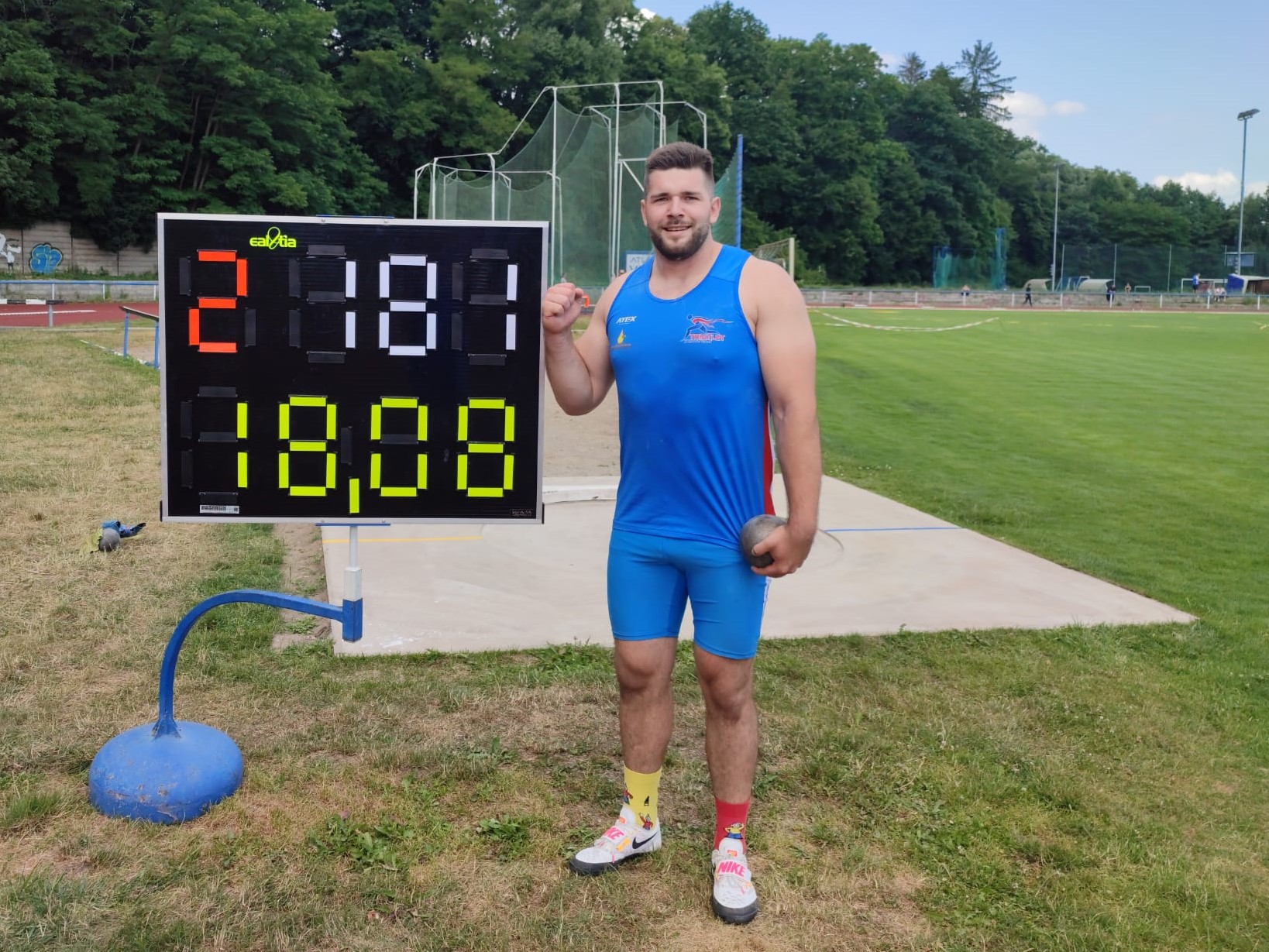 Guliar Baran sa opäť zlepšil (18,08), rýchly Marček, v Olomouci v C ...